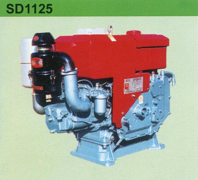 SD1125 Horizontal Diesel Engines Single Cylinder Four Stroke